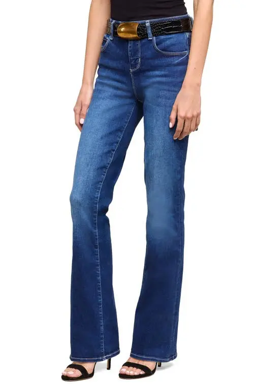 L'AGENCE Les Petites Selma High Waist Bootcut Jeans - Columbia