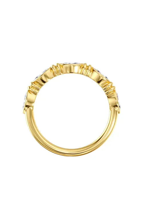 EVERLEE Aura East West Marquise Bezel Lab Diamond Band In 14k