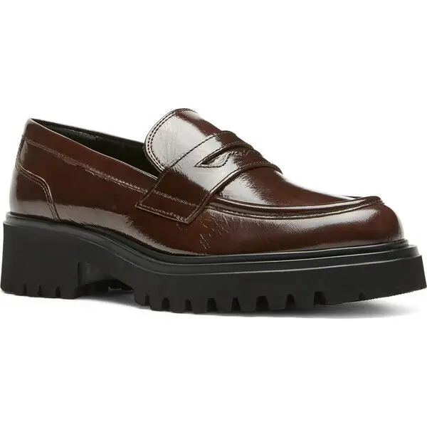 La Canadienne Karmic City Dry™ Waterproof Penny Loafer - Brown Crushed