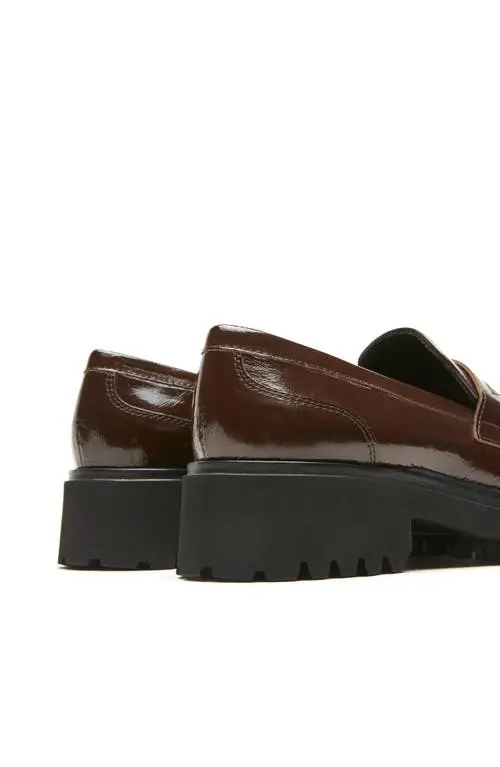 La Canadienne Karmic City Dry™ Waterproof Penny Loafer - Brown Crushed