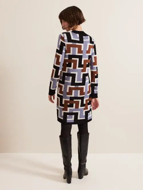 PHASE EIGHT Brianna Crew Neck Knitted Dress