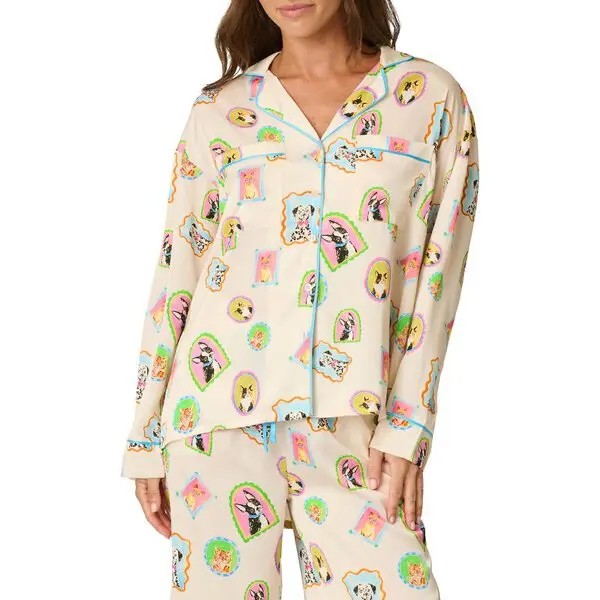 PJ Salvage Picture Purfect Pajamas - Beige Multi