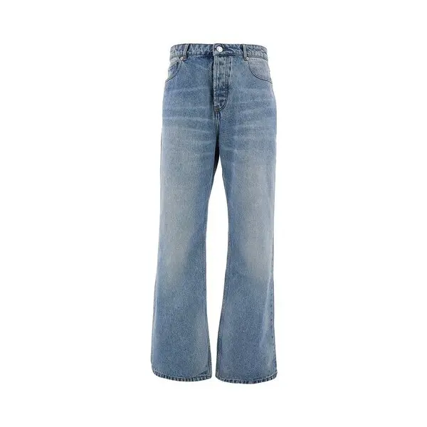 AMI Paris Large Fit Five-pocket Jeans