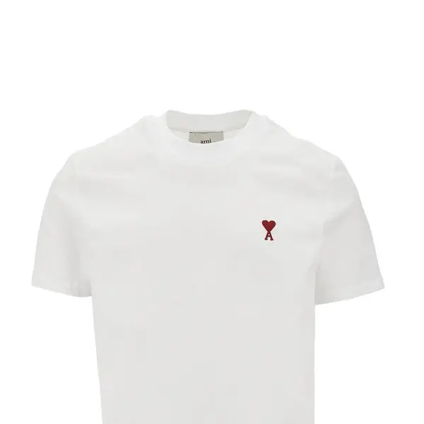 AMI Paris De Coeur Embroidery T-hirt