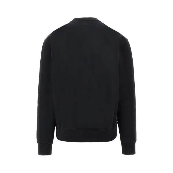 AMI Paris De Coeur Embroidery Crewneck Sweatshirt