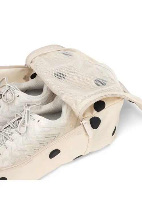 CALPAK Compakt Set Of 2 Shoe Bags - Polka Dot