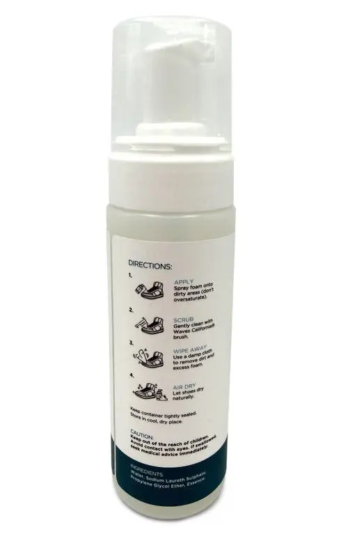 WAVES CALIFORNIA Foaming Shoe Cleaner