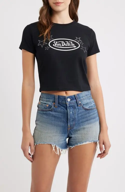 VON DUTCH Logo Graphic Baby Tee