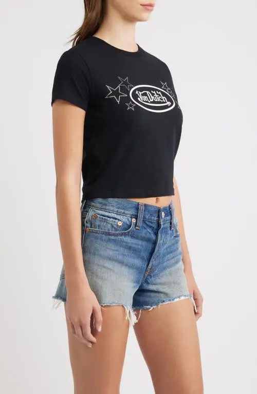 VON DUTCH Logo Graphic Baby Tee