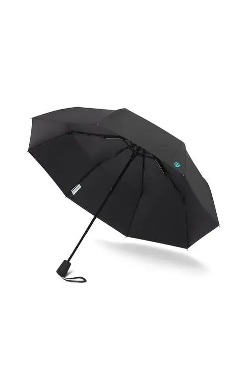 Coolibar Cabana Sanya Compact Umbrella - Black