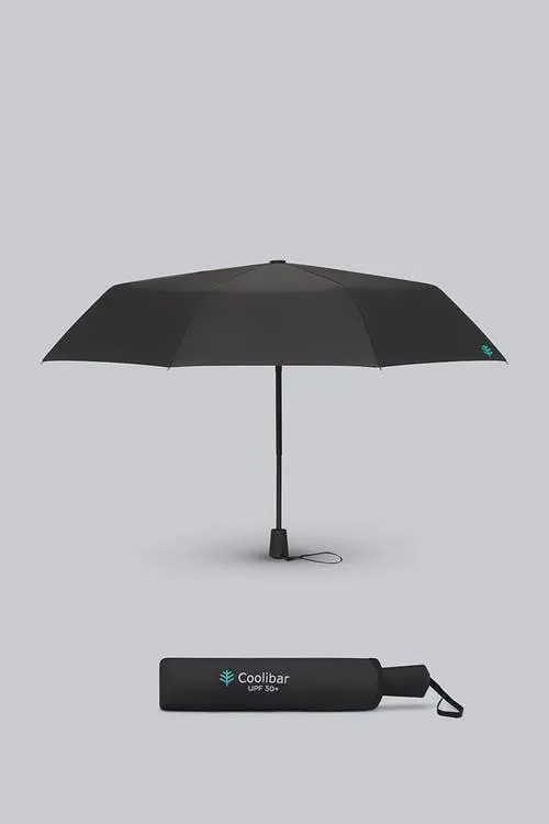 Coolibar Cabana Sanya Compact Umbrella - Black