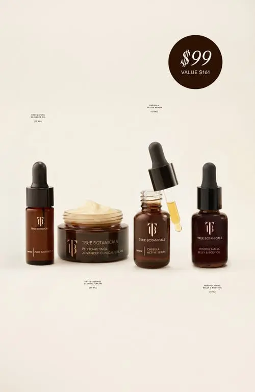 True Botanicals Mindful Mama 4-piece Skincare Set