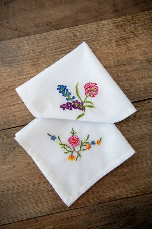MODERN PRAIRIE Spring Blooms Luncheon Napkin