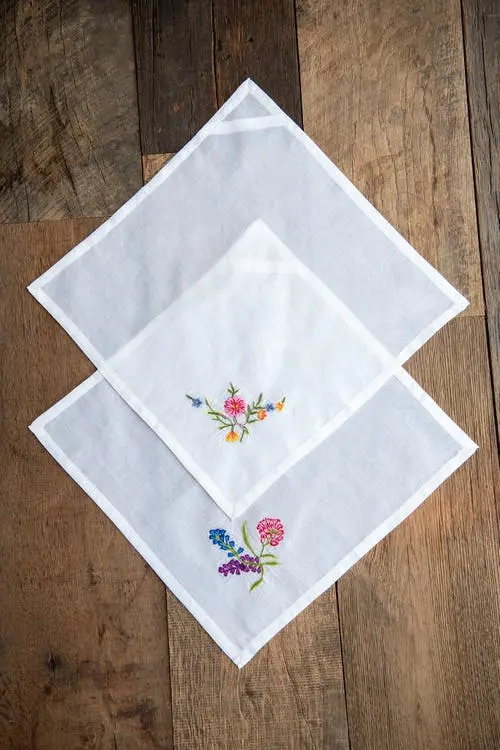 MODERN PRAIRIE Spring Blooms Luncheon Napkin