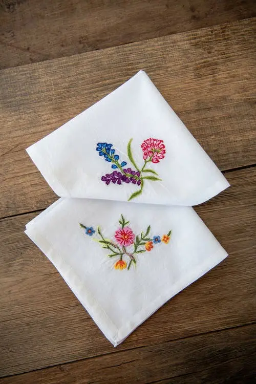 MODERN PRAIRIE Spring Blooms Luncheon Napkin