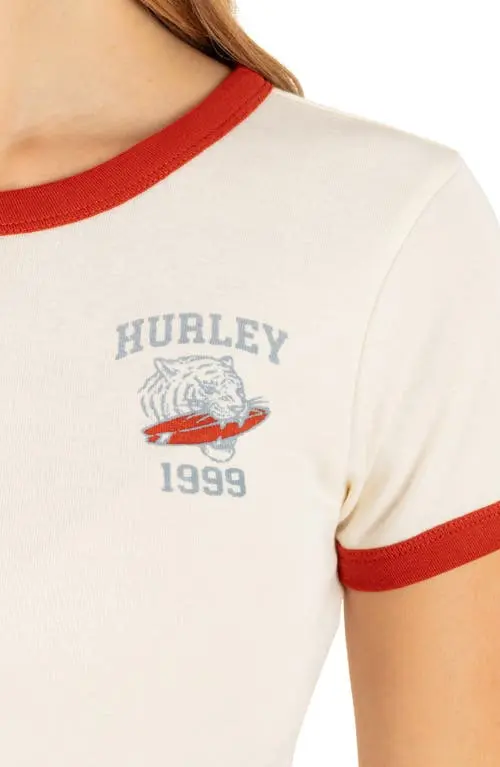 Hurley Wildcat Graphic Ringer" T-shirt