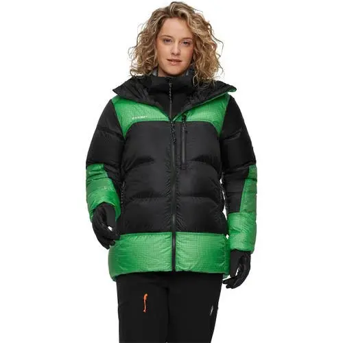 MAMMUT Taiss Pro Belay In Hooded Jacket - Black/pinea