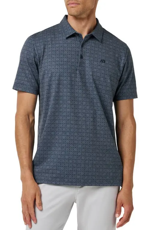 Travis Mathew Featherweight Trophy Performance Polo - Total Eclipse