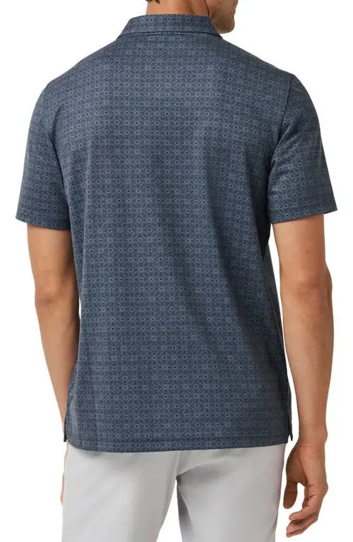 Travis Mathew Featherweight Trophy Performance Polo - Total Eclipse