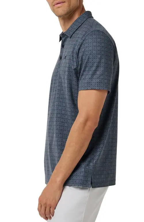 Travis Mathew Featherweight Trophy Performance Polo - Total Eclipse