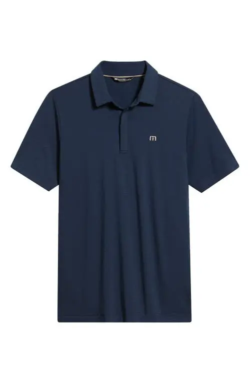 Travis Mathew Heater Performance Jersey Polo - Total Eclipse