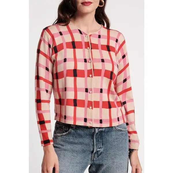 FRANCES VALENTINE Darling Cardigan Lollipop