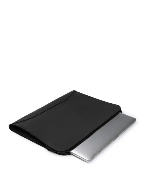 KORCHMAR Grant Zippered Leather Envelope - Black