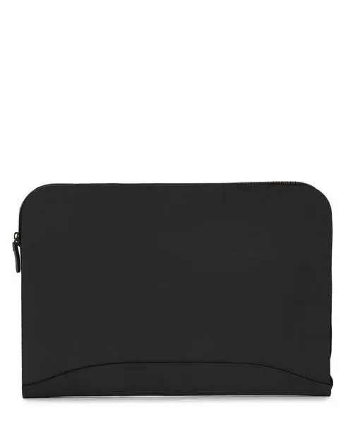 KORCHMAR Grant Zippered Leather Envelope - Black