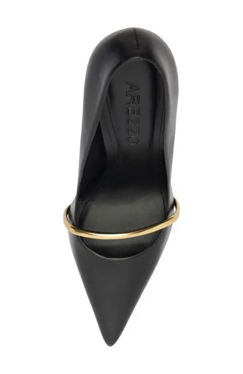 AREZZO Margaret Pointed Toe Pump - Black
