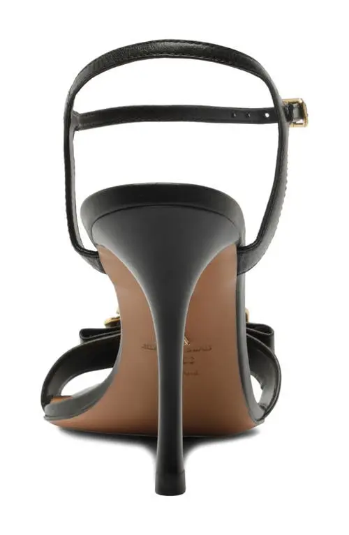 AREZZO Florence Ankle Strap Stiletto Sandal - Black
