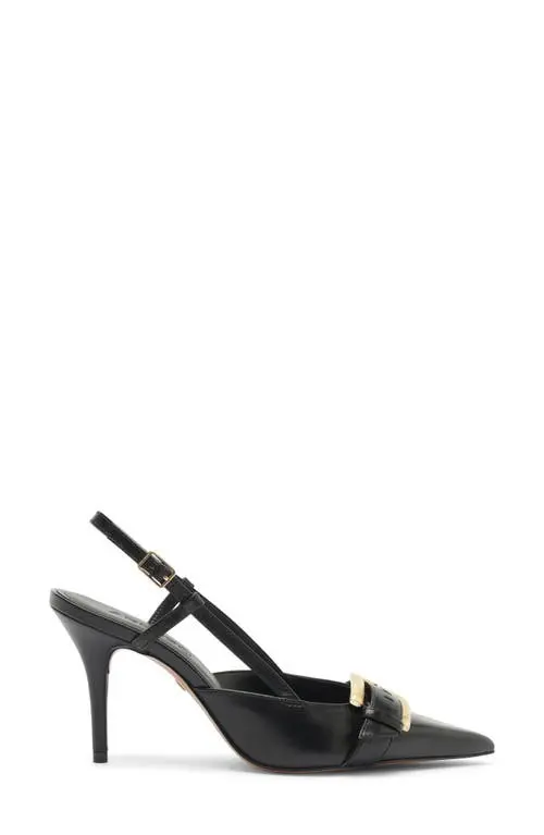 AREZZO Kenny Slingback Pointed Toe Pump - Black