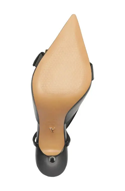 AREZZO Kenny Slingback Pointed Toe Pump - Black