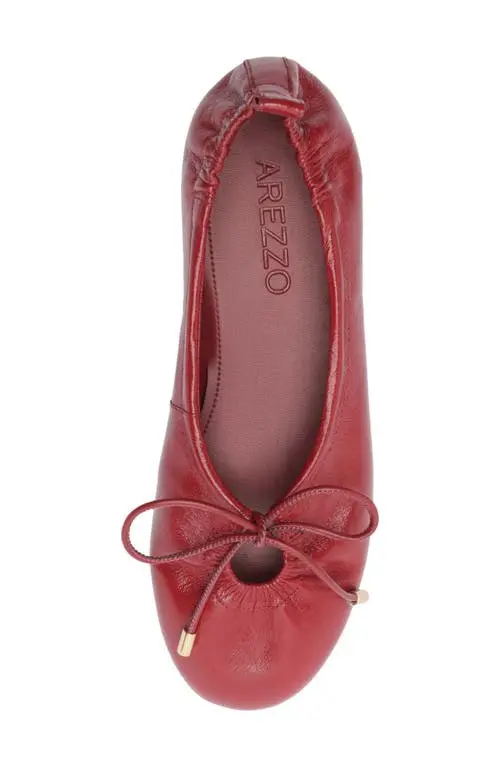 AREZZO Shae Ballet Flat - Passion Red