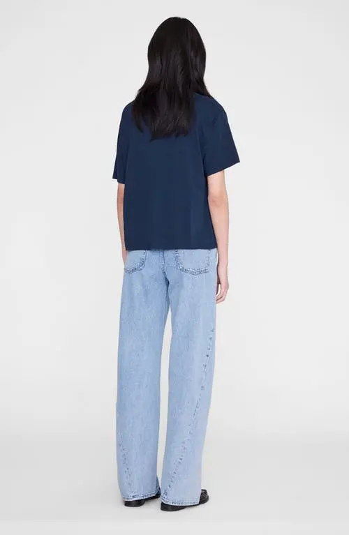 ANINE BING Cade Melrose Stencil Tee