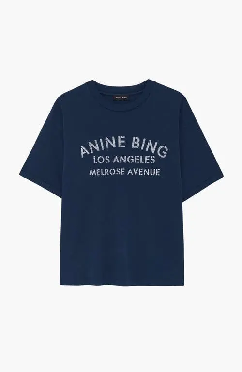 ANINE BING Cade Melrose Stencil Tee