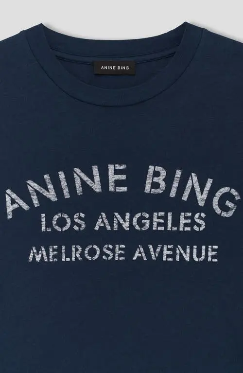 ANINE BING Cade Melrose Stencil Tee