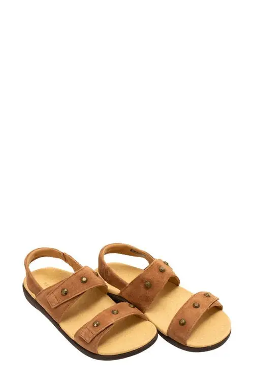 REVITALIGN Terra Leather Sandal - Bison