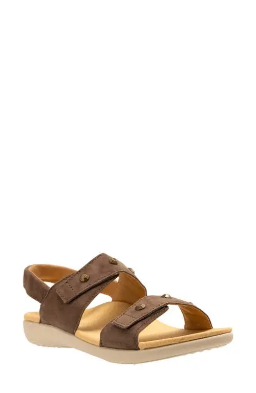 REVITALIGN Terra Leather Sandal - Fossil
