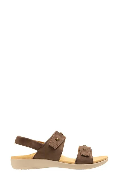 REVITALIGN Terra Leather Sandal - Fossil