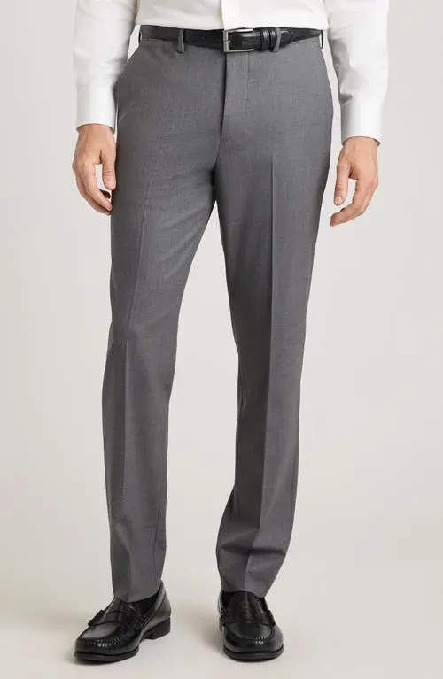 Bonobos Wool Blend Dress Pants - Medium Grey Twill