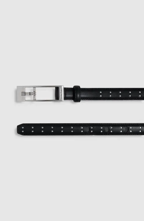 ANINE BING Elly Leather Stud Belt