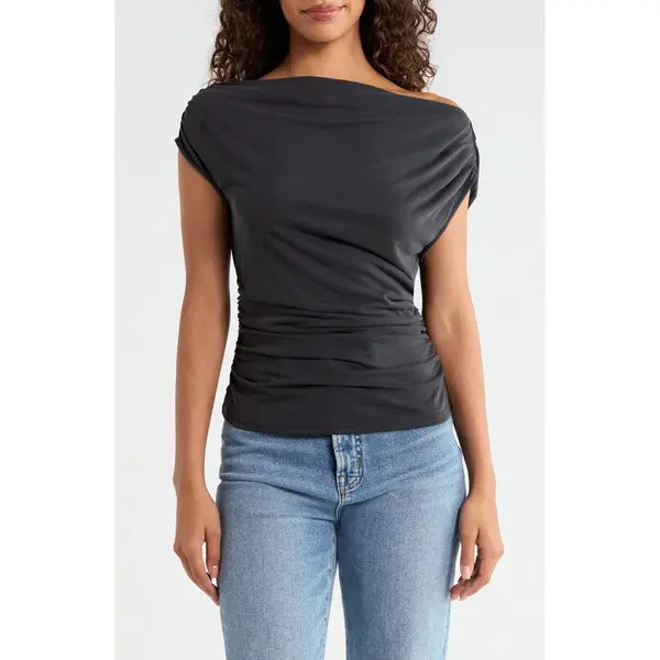 Rails Dominic One-shoulder Top - Ash
