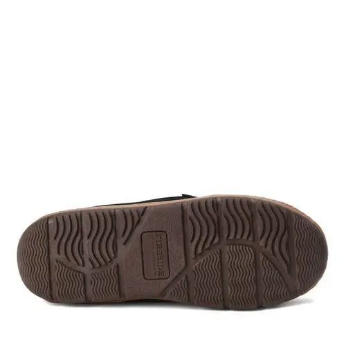 DEARFOAMS Fireside Melbourne Water Repellent Rugged Loafer - Black