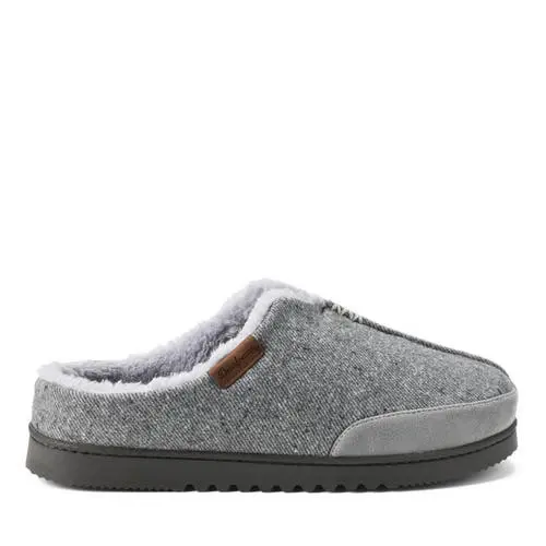 DEARFOAMS Aldan Clog Slippers - Heather Grey