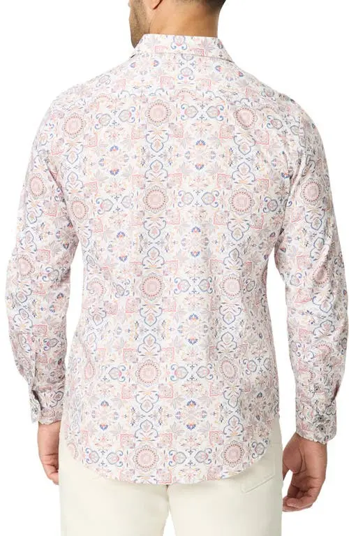 Robert Graham Fairview Stretch Cotton Button Up Shirt