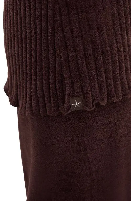 Barefoot Dreams Cozychic Ultra Lite Petal Edge Rib Tank - Umber