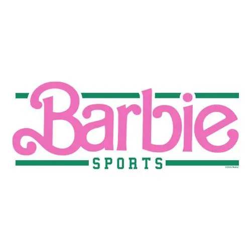 BARBIE Classic Sports Logo Short Sleeve Graphic T-shirt
