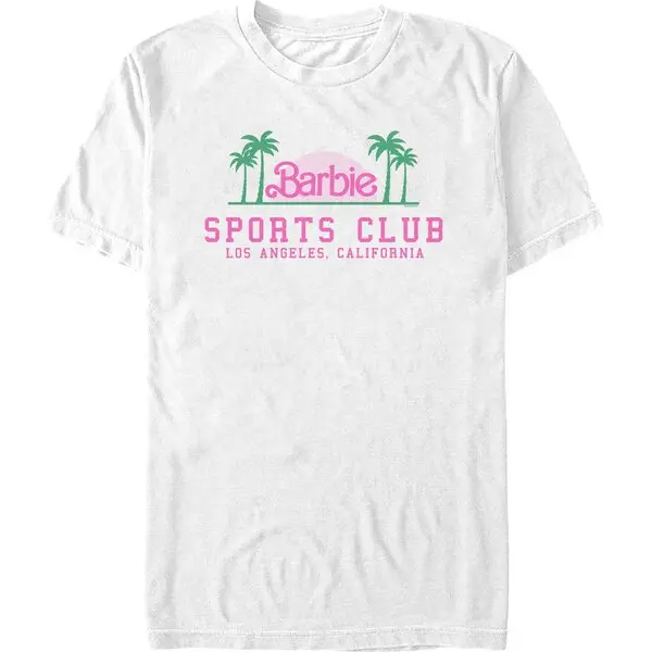 BARBIE Sports Club Logo Short Sleeve Graphic T-shirt - White