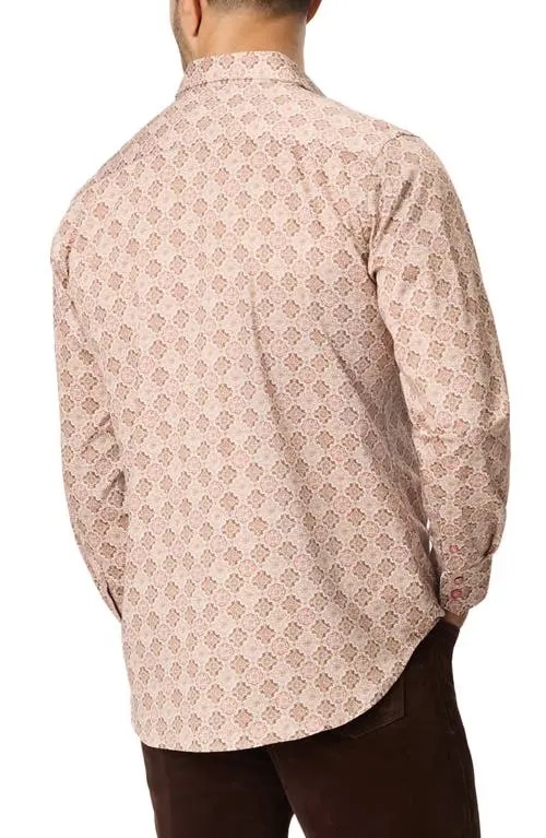 Robert Graham Freemont Long Sleeve Cotton Blend Shirt - Multi