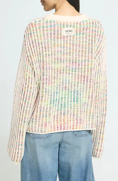 ICHI Ihanila Rib Crewneck Sweater